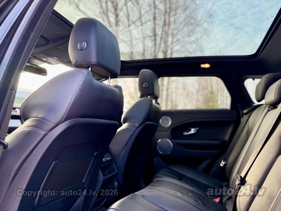 Black Land Rover Range Rover Evoque 2018 in Tallinn, with an engine capacity of 2.00 L and mileage of 100 thousand km for 17900 €, photo 12 on AUTOMOTO.COM.LV