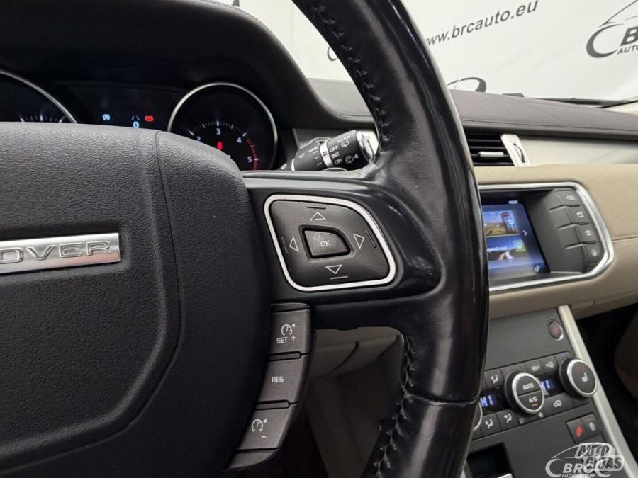 Melns Land Rover Range Rover Evoque 2018 Avižieniai, ar dzinēja tilpumu 2.00 L un nobraukumu 143 tūkst. km par 12900 €, foto 30 vietnē AUTOMOTO.COM.LV