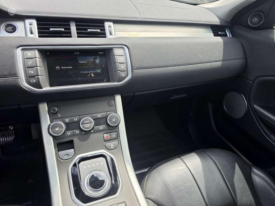 Black Land Rover Range Rover Evoque 2018 in Taurage, with an engine capacity of 2.00 L and mileage of 177 thousand km for 7800 €, photo 12 on AUTOMOTO.COM.LV