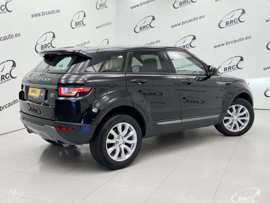 Black Land Rover Range Rover Evoque 2018 in Vilnius, with an engine capacity of 2.00 L and mileage of 143 thousand km for 12900 €, photo 4 on AUTOMOTO.COM.LV
