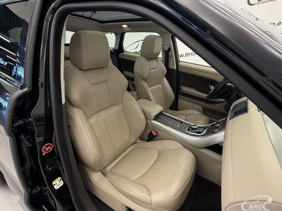 Black Land Rover Range Rover Evoque 2018 in Vilnius, with an engine capacity of 2.00 L and mileage of 143 thousand km for 12900 €, photo 9 on AUTOMOTO.COM.LV