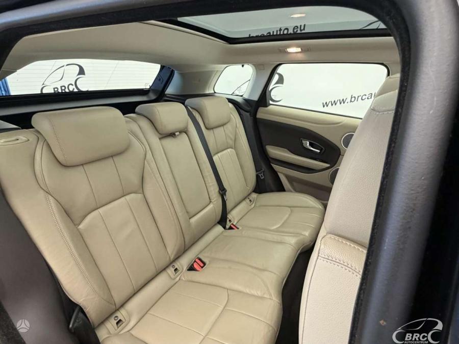 Black Land Rover Range Rover Evoque 2018 in Vilnius, with an engine capacity of 2.00 L and mileage of 143 thousand km for 12900 €, photo 13 on AUTOMOTO.COM.LV