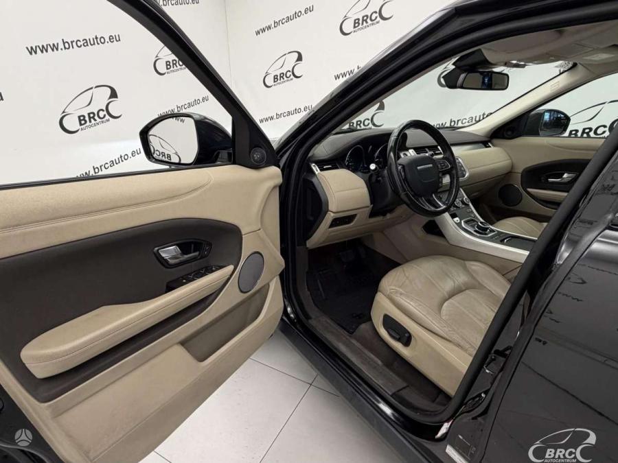 Black Land Rover Range Rover Evoque 2018 in Vilnius, with an engine capacity of 2.00 L and mileage of 143 thousand km for 12900 €, photo 20 on AUTOMOTO.COM.LV