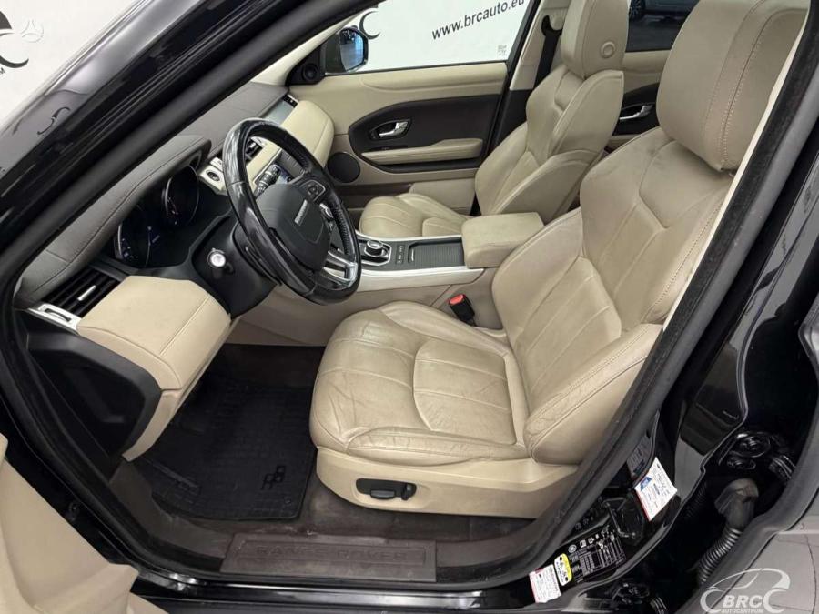 Black Land Rover Range Rover Evoque 2018 in Vilnius, with an engine capacity of 2.00 L and mileage of 143 thousand km for 12900 €, photo 22 on AUTOMOTO.COM.LV