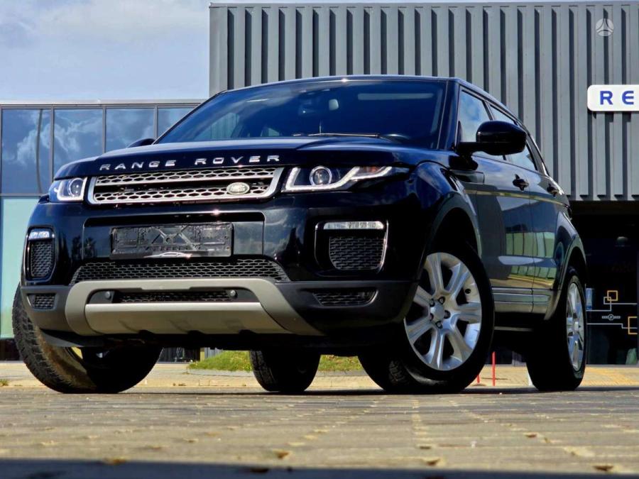 Black Land Rover Range Rover Evoque 2018 in Siauliai, with an engine capacity of 2.00 L and mileage of 208 thousand km for 12500 €, photo 10 on AUTOMOTO.COM.LV