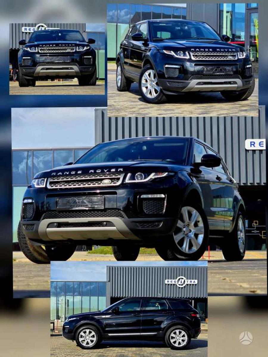 Black Land Rover Range Rover Evoque 2018 in Siauliai, with an engine capacity of 2.00 L and mileage of 208 thousand km for 12500 €, photo 23 on AUTOMOTO.COM.LV