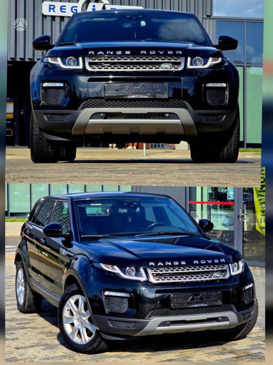 Black Land Rover Range Rover Evoque 2018 in Siauliai, with an engine capacity of 2.00 L and mileage of 208 thousand km for 12500 €, photo 26 on AUTOMOTO.COM.LV