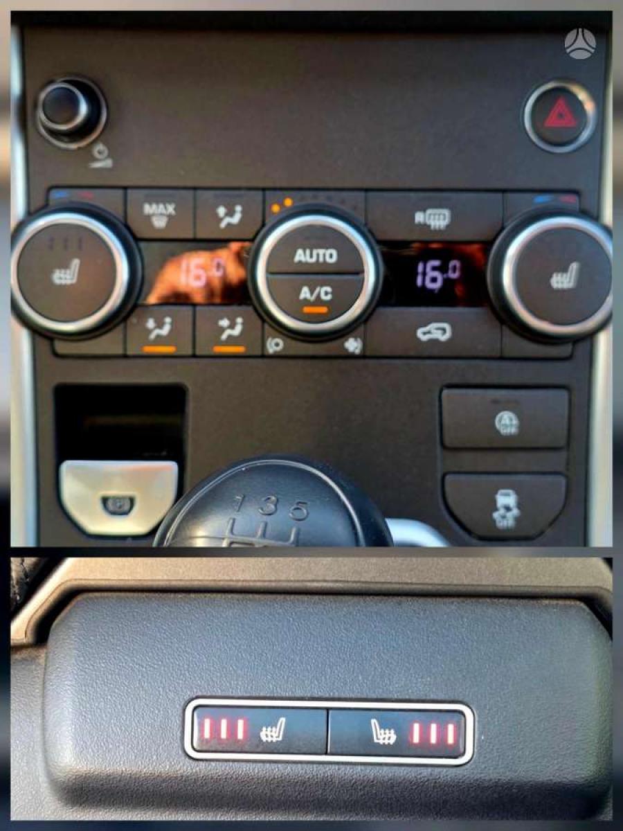 Black Land Rover Range Rover Evoque 2018 in Siauliai, with an engine capacity of 2.00 L and mileage of 208 thousand km for 12500 €, photo 27 on AUTOMOTO.COM.LV