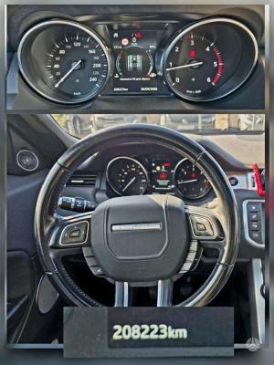 Black Land Rover Range Rover Evoque 2018 in Siauliai, with an engine capacity of 2.00 L and mileage of 208 thousand km for 12500 €, photo 28 on AUTOMOTO.COM.LV