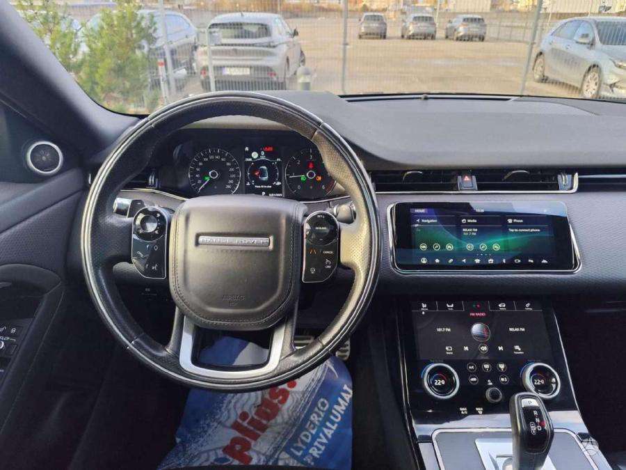 Melns Land Rover Range Rover Evoque 2019 Šauļi, ar dzinēja tilpumu 2.00 L un nobraukumu 160 tūkst. km par 18400 €, foto 14 vietnē AUTOMOTO.COM.LV