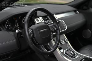 Black Land Rover Range Rover Evoque 2019 in Jelgava, with an engine capacity of 2.00 L and mileage of 161 thousand km for 13800 €, photo 19 on AUTOMOTO.COM.LV