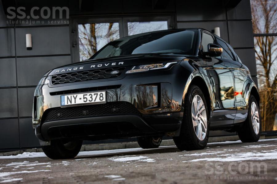 Black Land Rover Range Rover Evoque 2020 in Jelgava, with an engine capacity of 2.00 L and mileage of 0 thousand km for 19990 €, photo 2 on AUTOMOTO.COM.LV
