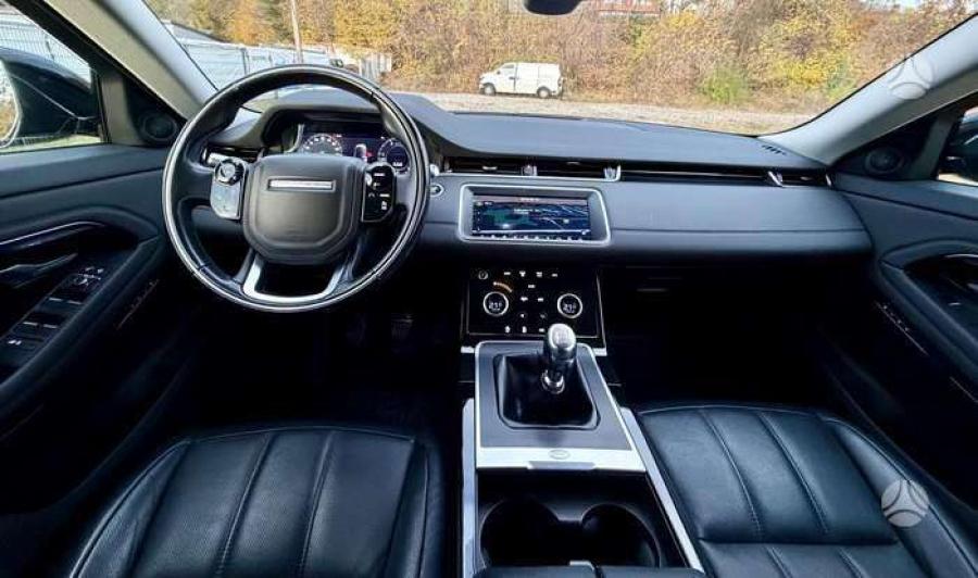 Black Land Rover Range Rover Evoque 2020 in Siauliai, with an engine capacity of 2.00 L and mileage of 173 thousand km for 17200 €, photo 25 on AUTOMOTO.COM.LV