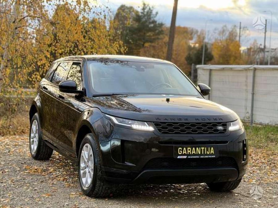 Melns Land Rover Range Rover Evoque 2020 Šauļi, ar dzinēja tilpumu 2.00 L un nobraukumu 173 tūkst. km par 17200 €, foto 19 vietnē AUTOMOTO.COM.LV