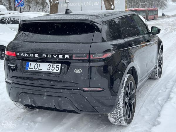 Melns Land Rover Range Rover Evoque 2020 Viļņa, ar dzinēja tilpumu 2.00 L un nobraukumu 97 tūkst. km par 21500 €, foto 6 vietnē AUTOMOTO.COM.LV