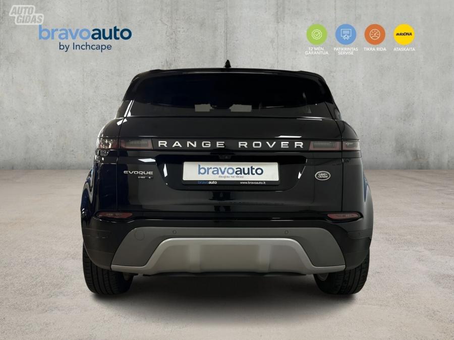 Black Land Rover Range Rover Evoque 2020 in Vilnius, with an engine capacity of 2.00 L and mileage of 87 thousand km for 23700 €, photo 4 on AUTOMOTO.COM.LV