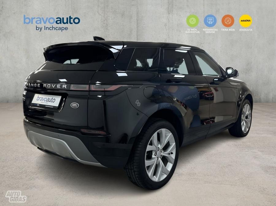 Black Land Rover Range Rover Evoque 2020 in Vilnius, with an engine capacity of 2.00 L and mileage of 87 thousand km for 23700 €, photo 5 on AUTOMOTO.COM.LV