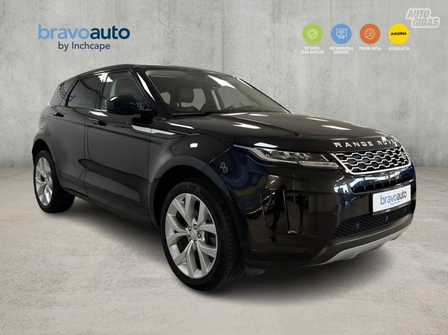 Black Land Rover Range Rover Evoque 2020 in Vilnius, with an engine capacity of 2.00 L and mileage of 87 thousand km for 23700 €, photo 6 on AUTOMOTO.COM.LV