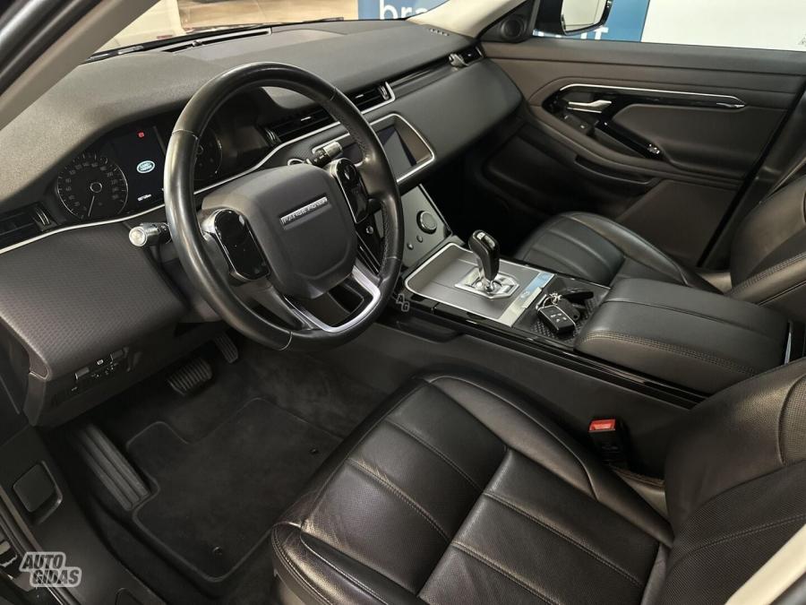 Black Land Rover Range Rover Evoque 2020 in Vilnius, with an engine capacity of 2.00 L and mileage of 87 thousand km for 23700 €, photo 8 on AUTOMOTO.COM.LV