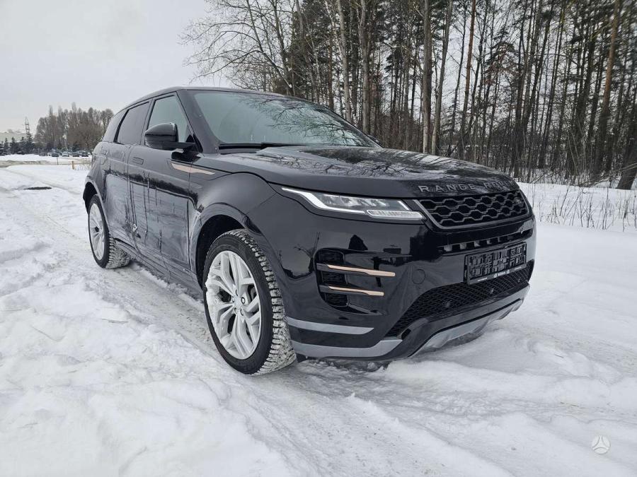 Black Land Rover Range Rover Evoque 2020 in Kaunas, with an engine capacity of 2.00 L and mileage of 186 thousand km for 19750 €, photo 3 on AUTOMOTO.COM.LV