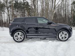 Black Land Rover Range Rover Evoque 2020 in Kaunas, with an engine capacity of 2.00 L and mileage of 186 thousand km for 19750 €, photo 4 on AUTOMOTO.COM.LV