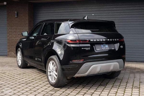 Black Land Rover Range Rover Evoque 2020 in Marijampole, with an engine capacity of 2.00 L and mileage of 134 thousand km for 21950 €, photo 9 on AUTOMOTO.COM.LV