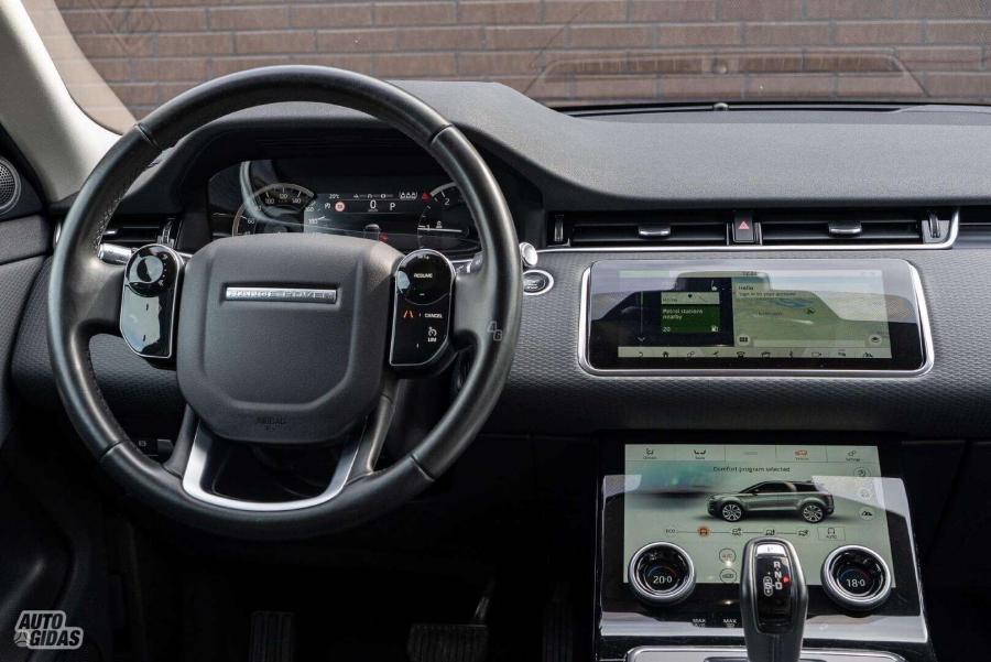 Melns Land Rover Range Rover Evoque 2020 Marijampole, ar dzinēja tilpumu 2.00 L un nobraukumu 134 tūkst. km par 21950 €, foto 17 vietnē AUTOMOTO.COM.LV