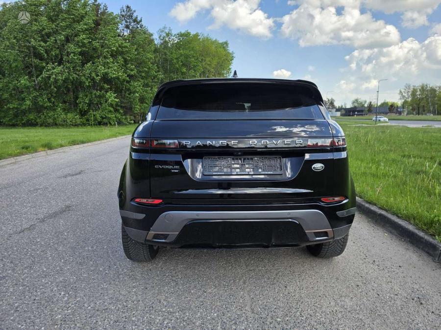 Melns Land Rover Range Rover Evoque 2020 Kauņa, ar dzinēja tilpumu 2.00 L un nobraukumu 186 tūkst. km par 18450 €, foto 7 vietnē AUTOMOTO.COM.LV