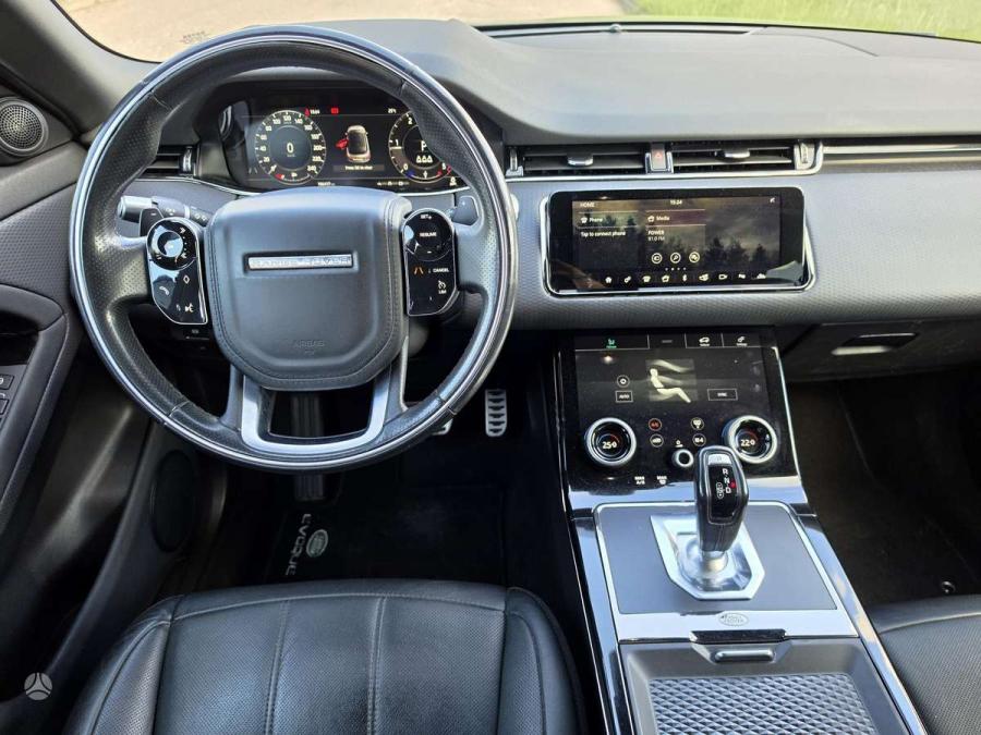 Melns Land Rover Range Rover Evoque 2020 Kauņa, ar dzinēja tilpumu 2.00 L un nobraukumu 186 tūkst. km par 18450 €, foto 16 vietnē AUTOMOTO.COM.LV