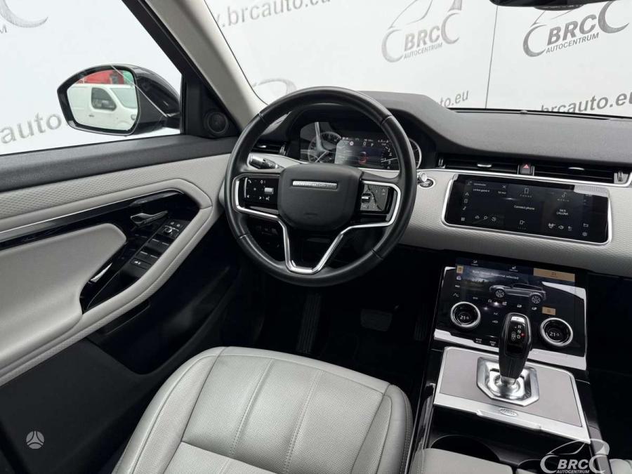 Black Land Rover Range Rover Evoque 2021 in Klaipeda, with an engine capacity of 2.00 L and mileage of 44 thousand km for 23900 €, photo 5 on AUTOMOTO.COM.LV