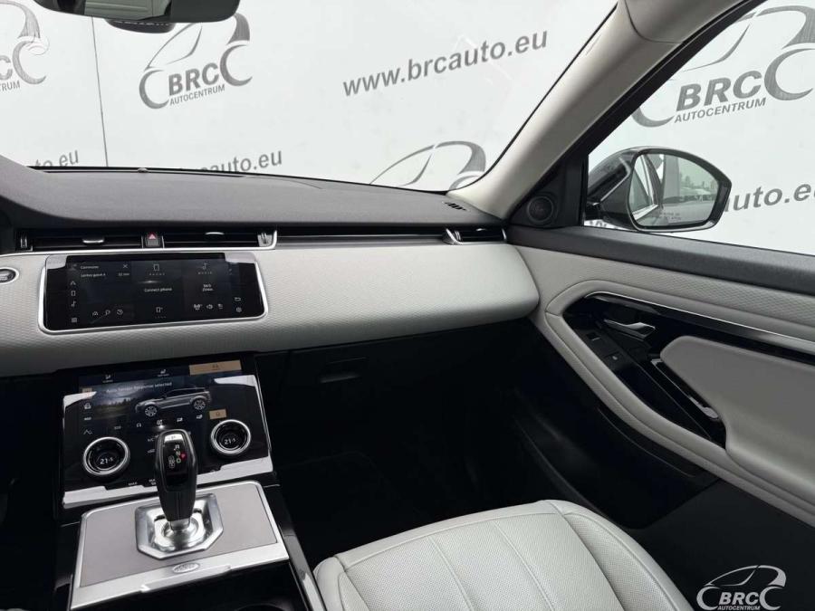 Black Land Rover Range Rover Evoque 2021 in Klaipeda, with an engine capacity of 2.00 L and mileage of 44 thousand km for 23900 €, photo 6 on AUTOMOTO.COM.LV