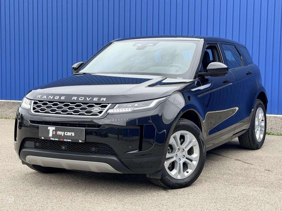 Melns Land Rover Range Rover Evoque 2021 Kauņa, ar dzinēja tilpumu 1.50 L un nobraukumu 59 tūkst. km par 34500 €, foto 1 vietnē AUTOMOTO.COM.LV