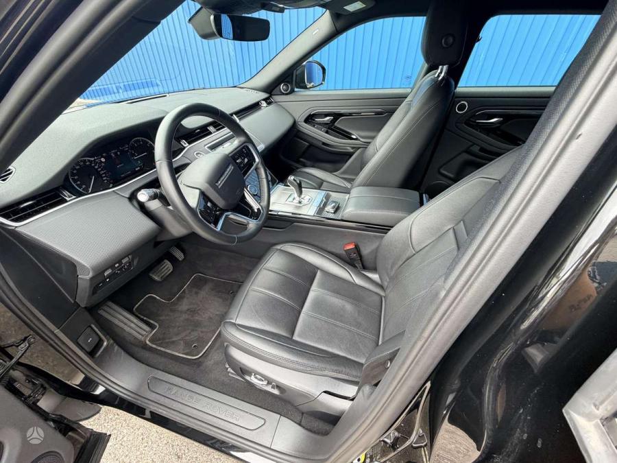 Melns Land Rover Range Rover Evoque 2021 Kauņa, ar dzinēja tilpumu 1.50 L un nobraukumu 59 tūkst. km par 34500 €, foto 11 vietnē AUTOMOTO.COM.LV