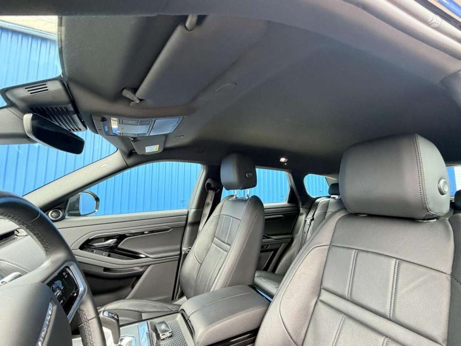 Melns Land Rover Range Rover Evoque 2021 Kauņa, ar dzinēja tilpumu 1.50 L un nobraukumu 59 tūkst. km par 34500 €, foto 16 vietnē AUTOMOTO.COM.LV