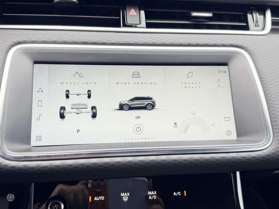 Melns Land Rover Range Rover Evoque 2021 Kauņa, ar dzinēja tilpumu 1.50 L un nobraukumu 59 tūkst. km par 34500 €, foto 28 vietnē AUTOMOTO.COM.LV