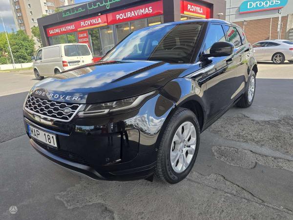 Melns Land Rover Range Rover Evoque 2022 Panevēža, ar dzinēja tilpumu 2.00 L un nobraukumu 64 tūkst. km par 32000 €, foto 1 vietnē AUTOMOTO.COM.LV