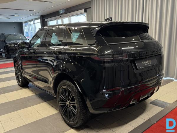 Melns Land Rover Range Rover Evoque 2025 Mārupe, ar dzinēja tilpumu 2.00 L un nobraukumu 11 tūkst. km par 48990 €, foto 2 vietnē AUTOMOTO.COM.LV
