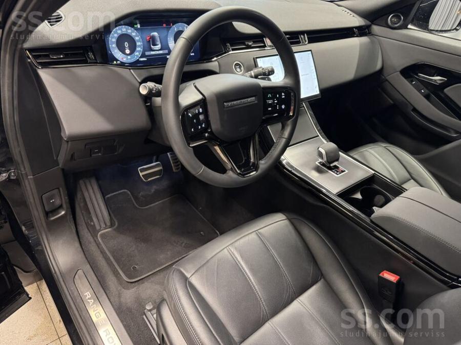 Melns Land Rover Range Rover Evoque 2025 Rīga, ar dzinēja tilpumu 2.00 L un nobraukumu 11 tūkst. km par 47990 €, foto 14 vietnē AUTOMOTO.COM.LV