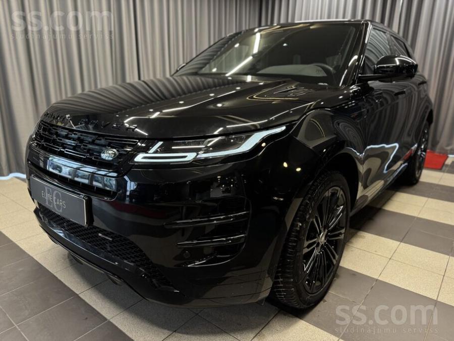 Melns Land Rover Range Rover Evoque 2025 Rīga, ar dzinēja tilpumu 2.00 L un nobraukumu 11 tūkst. km par 47990 €, foto 34 vietnē AUTOMOTO.COM.LV