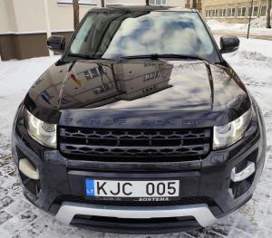 Melns Land Rover Range Rover Evoque 2012 Klaipėda, ar dzinēja tilpumu 2.20 L un nobraukumu 141 tūkst. km par 12350 €, foto 2 vietnē AUTOMOTO.COM.LV