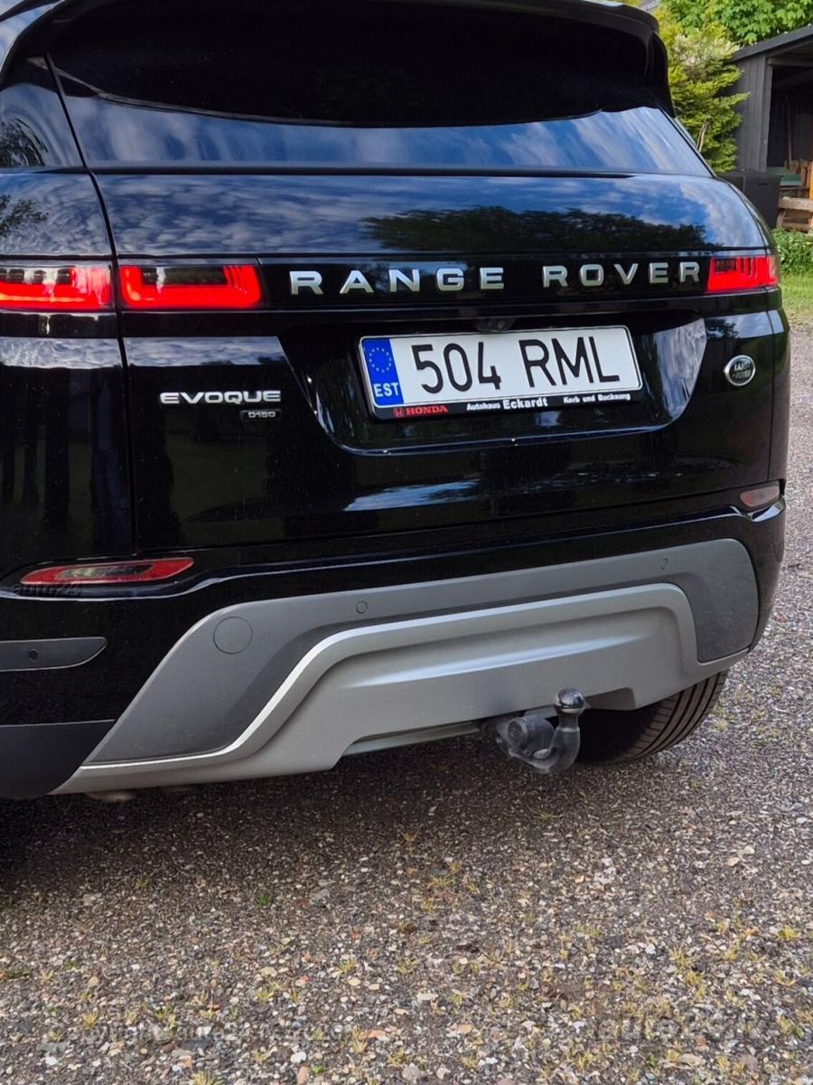 Melns Land Rover Range Rover Evoque 2020 Tallina, ar dzinēja tilpumu 2.00 L un nobraukumu 97 tūkst. km par 24500 €, foto 6 vietnē AUTOMOTO.COM.LV