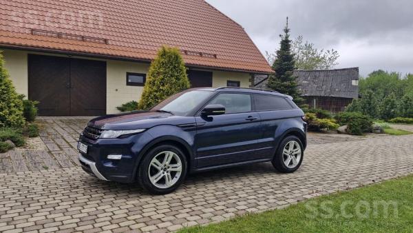 Zils Land Rover Range Rover Evoque 2012 Rīga, ar dzinēja tilpumu 2.20 L un nobraukumu 259 tūkst. km par 9990 €, foto 1 vietnē AUTOMOTO.COM.LV