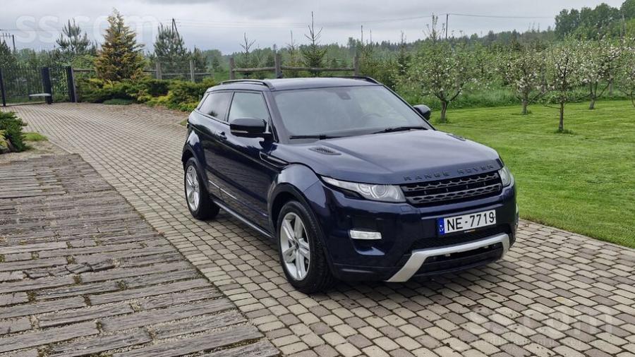 Blue Land Rover Range Rover Evoque 2012 in Riga, with an engine capacity of 2.20 L and mileage of 259 thousand km for 9990 €, photo 3 on AUTOMOTO.COM.LV