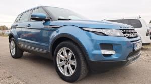 Zils Land Rover Range Rover Evoque 2012 Rīga, ar dzinēja tilpumu 2.20 L un nobraukumu 213 tūkst. km par 11800 €, foto  vietnē AUTOMOTO.COM.LV