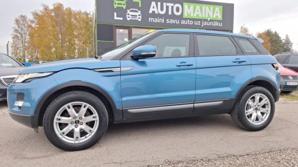 Blue Land Rover Range Rover Evoque 2012 in Riga, with an engine capacity of 2.20 L and mileage of 213 thousand km for 11800 €, photo 3 on AUTOMOTO.COM.LV