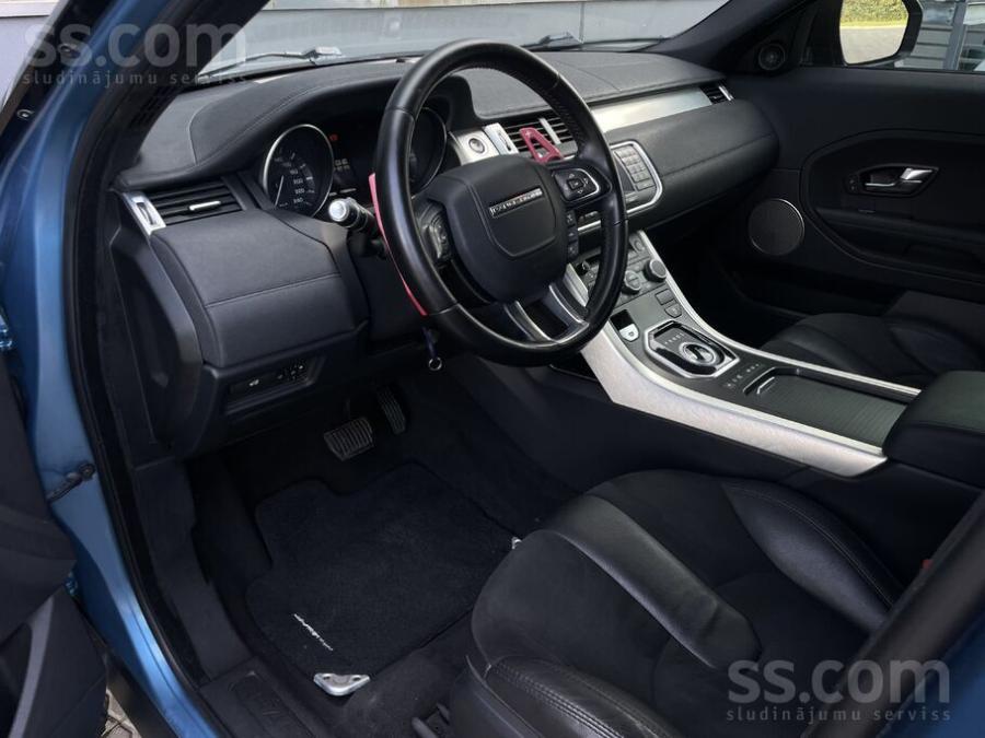Blue Land Rover Range Rover Evoque 2012 in Riga, with an engine capacity of 2.20 L and mileage of 177 thousand km for 8490 €, photo 7 on AUTOMOTO.COM.LV
