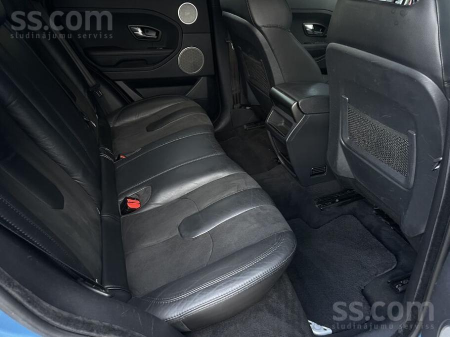 Blue Land Rover Range Rover Evoque 2012 in Riga, with an engine capacity of 2.20 L and mileage of 177 thousand km for 8490 €, photo 9 on AUTOMOTO.COM.LV