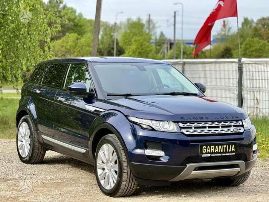 Blue Land Rover Range Rover Evoque 2014 in Siauliai, with an engine capacity of 2.18 L and mileage of 257 thousand km for 14450 €, photo 18 on AUTOMOTO.COM.LV