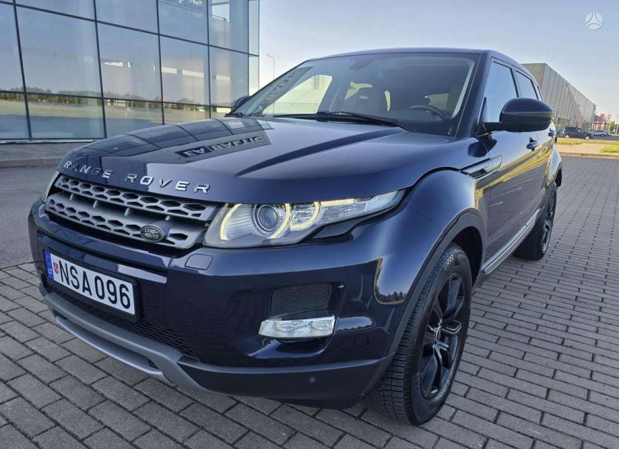 Blue Land Rover Range Rover Evoque 2014 in Panevezys, with an engine capacity of 2.18 L and mileage of 265 thousand km for 8599 €, photo 10 on AUTOMOTO.COM.LV