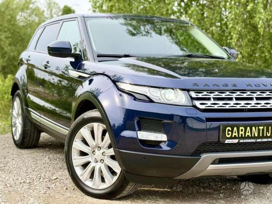 Zils Land Rover Range Rover Evoque 2014 Šauļi, ar dzinēja tilpumu 2.18 L un nobraukumu 257 tūkst. km par 14450 €, foto 16 vietnē AUTOMOTO.COM.LV
